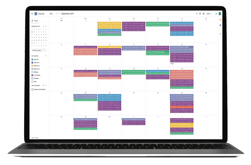 DocketCalendar | Automated Legal Deadlines | Conquer Your Calendar